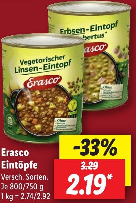 Erstaunlich Erasco Eintpfe Angebot Ebenbild