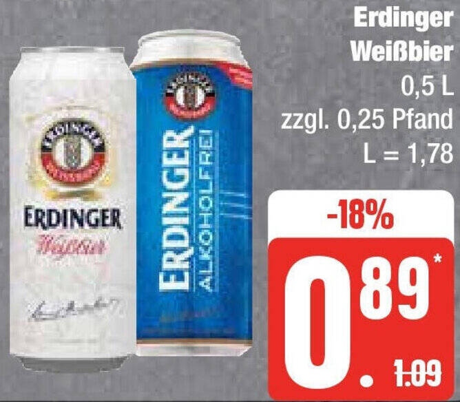 Erdinger Angebot Edeka