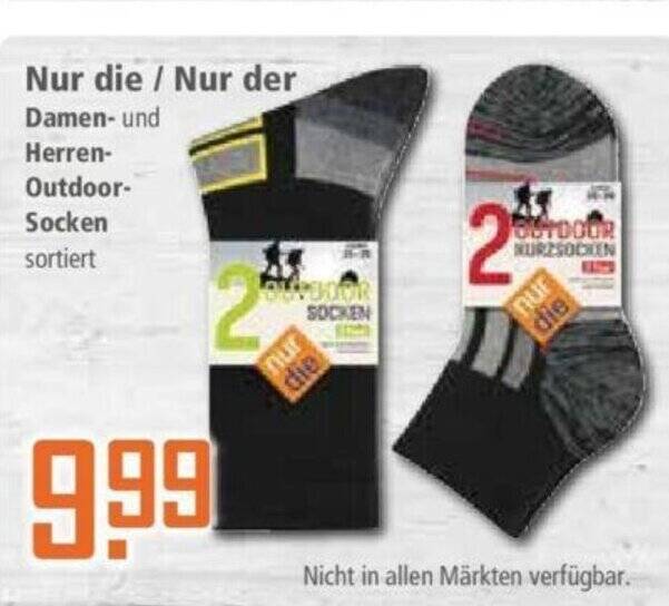 Nur die / Nur der Damen- und Herren-Outdoor-Socken sortiert Angebot bei ...