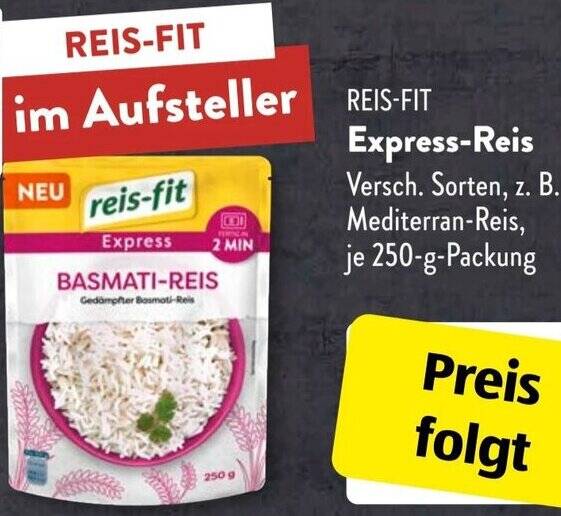 REIS-FIT Express-Reis 250 g Packung Angebot bei Aldi Süd