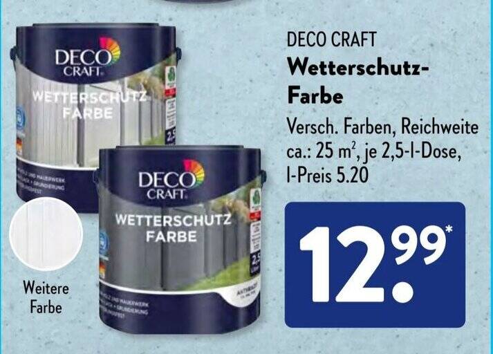 Schne Aldi Farbe Angebot 2023 Ebenbild