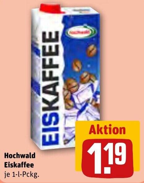 Hochwald Eiskaffee 1-l-Pckg. Angebot bei REWE