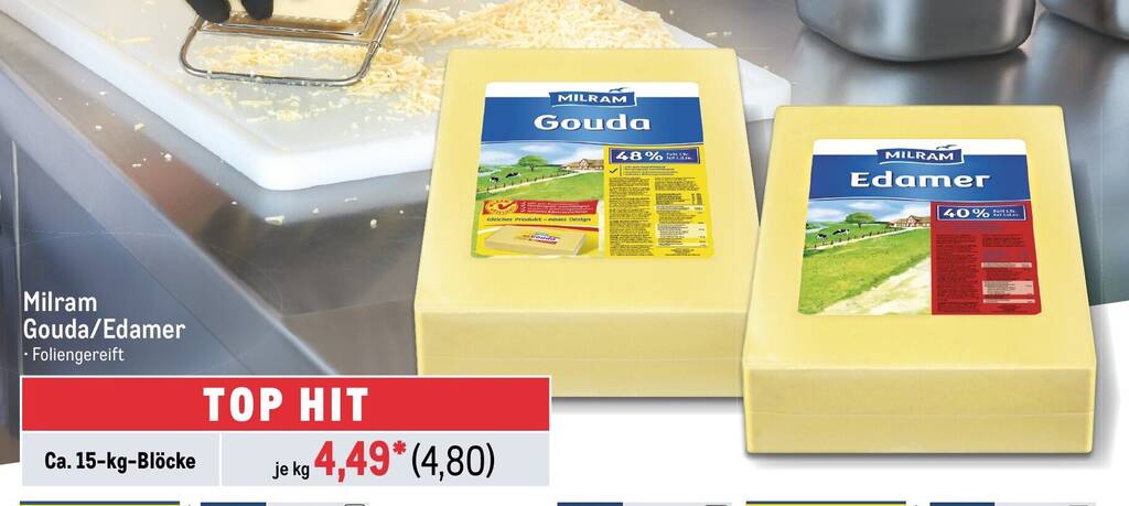 Milram Gouda/Edamer kg Angebot bei METRO