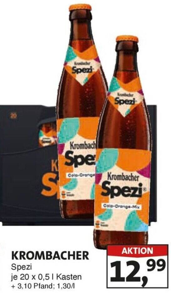 KROMBACHER Spezi 20x0,5 L Kasten Angebot bei Lösch Depot