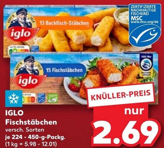 Wunderschone Iglo Fischstabchen Heissluftfritteuse Bilder