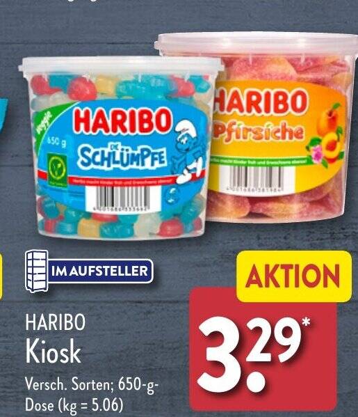 HARIBO Kiosk 650g Angebot bei Aldi Nord