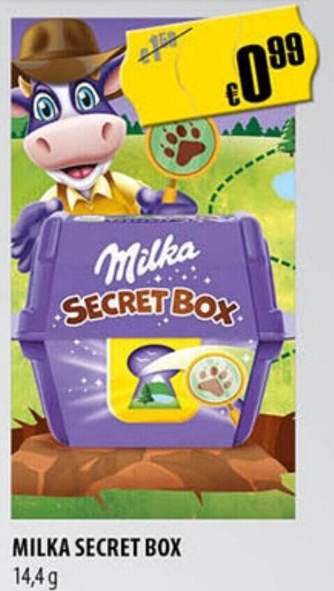 MILKA SECRET BOX 14.4g Angebot bei FreeOneShop