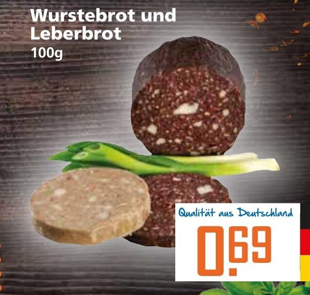 Wurstebrot und Leberbrot 100g Angebot bei Klaas und Kock