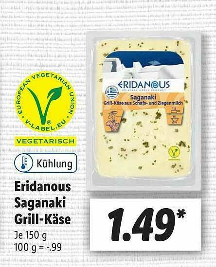 Eridanous Saganaki Grill-käse Angebot bei Lidl