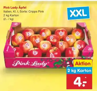 Pink Lady Äpfel 2 kg Karton Angebot bei Netto Marken-Discount
