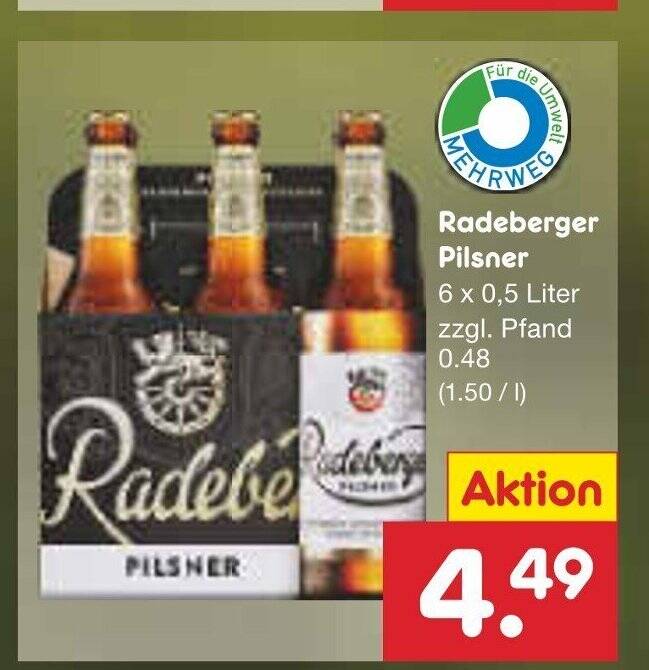 Schne Radeberger Pilsner Im Angebot Netto Ebenbild