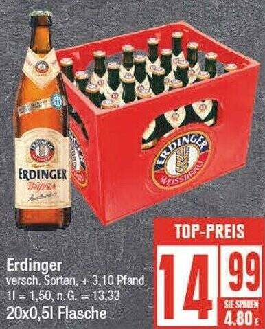 Erdinger Angebot Edeka