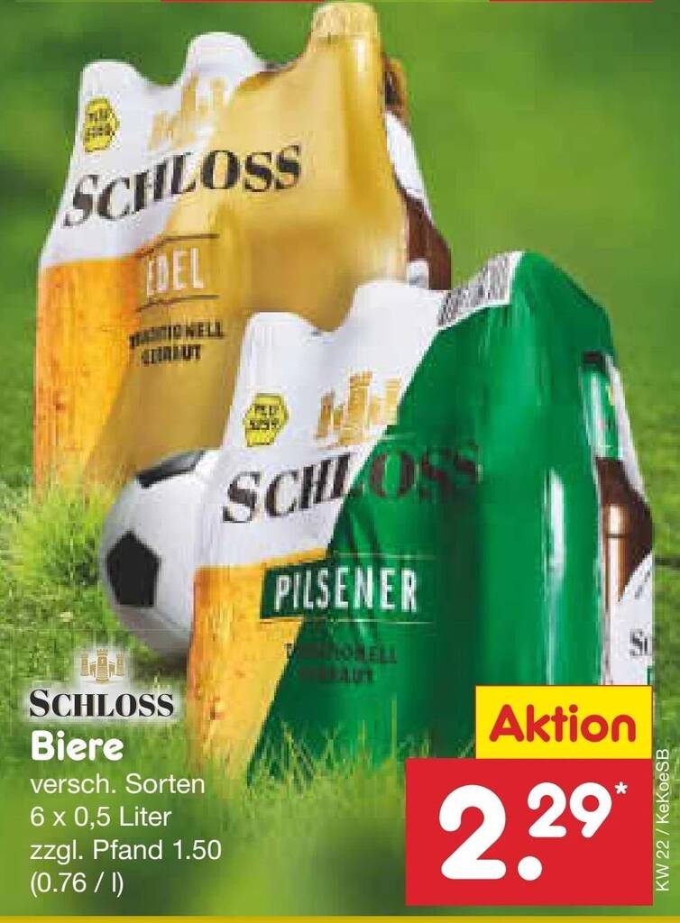 SCHLOSS Biere 6 x 0,5 Liter Angebot bei Netto Marken-Discount