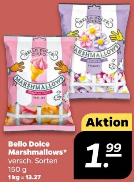 Bello Dolce Marshmallows 150 G Angebot Bei Netto