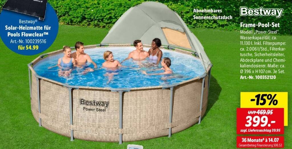 Bestway Frame Pool Set Angebot bei Lidl