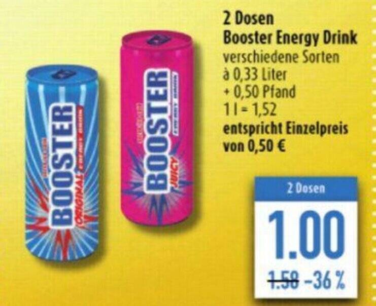 Alle Booster energy drink Angebote - Entdecken Sie das günstigste ...