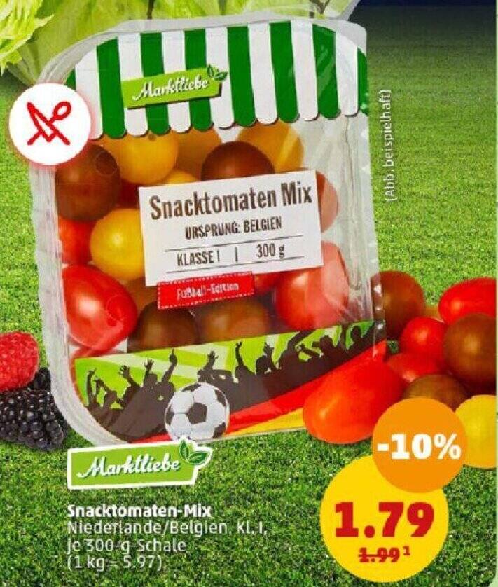 Snacktomaten-Mix 300-g-Schale Angebot bei PENNY