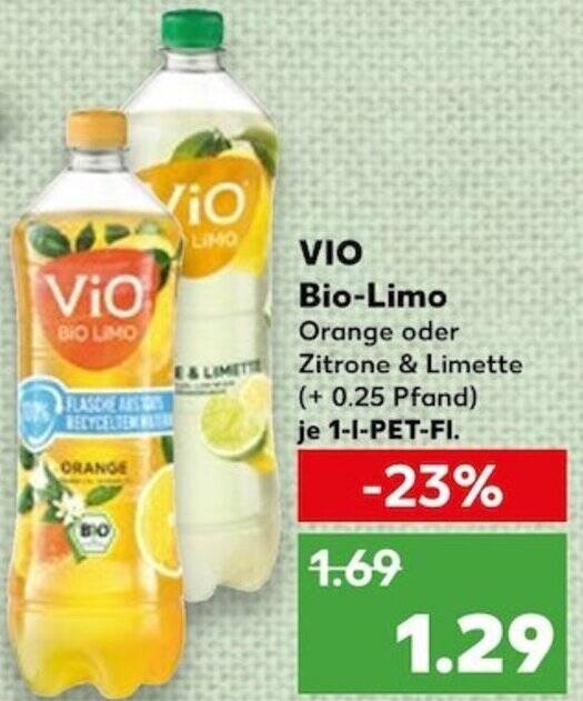 VIO Bio-Limo 1 L Angebot bei Kaufland