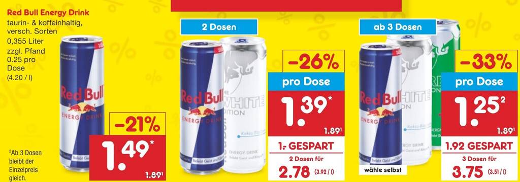 Red Bull Angebot Netto