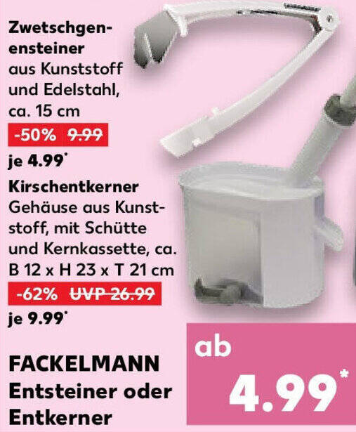 FACKELMANN Entsteiner oder Entkerne Zwetschgen- ensteiner Angebot bei ...