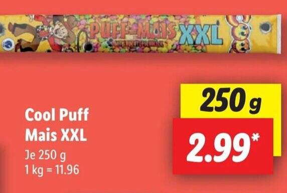 Cool Puff Mais XXL 250 g Angebot bei Lidl