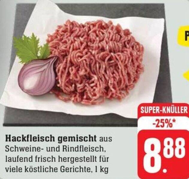 Alle Hackfleisch gemischt Angebote - Entdecken Sie das günstigste ...