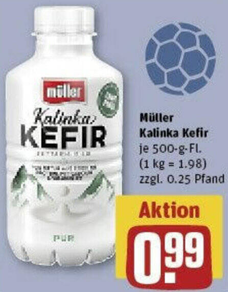 Müller Kalinka Kefir 500 g Fl. Angebot bei REWE