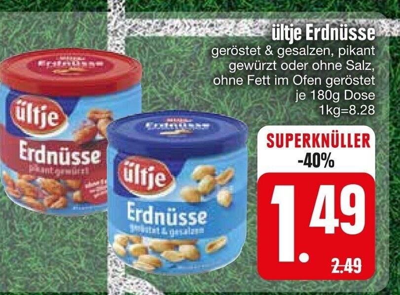 ültje Erdnüsse 180g Dose Angebot bei Edeka