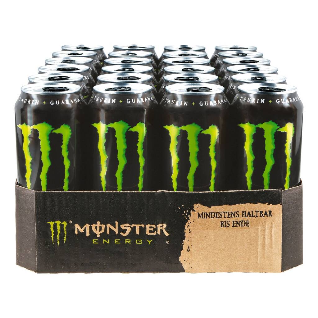 Monster Energy Drink Original 0,5 Liter Dose, 24er Pack Angebot bei ...