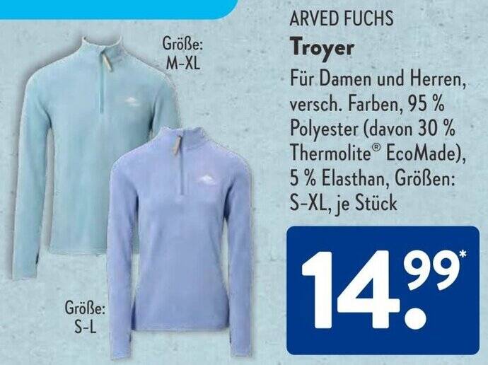 ARVED FUCHS Troyer Angebot bei Aldi Süd