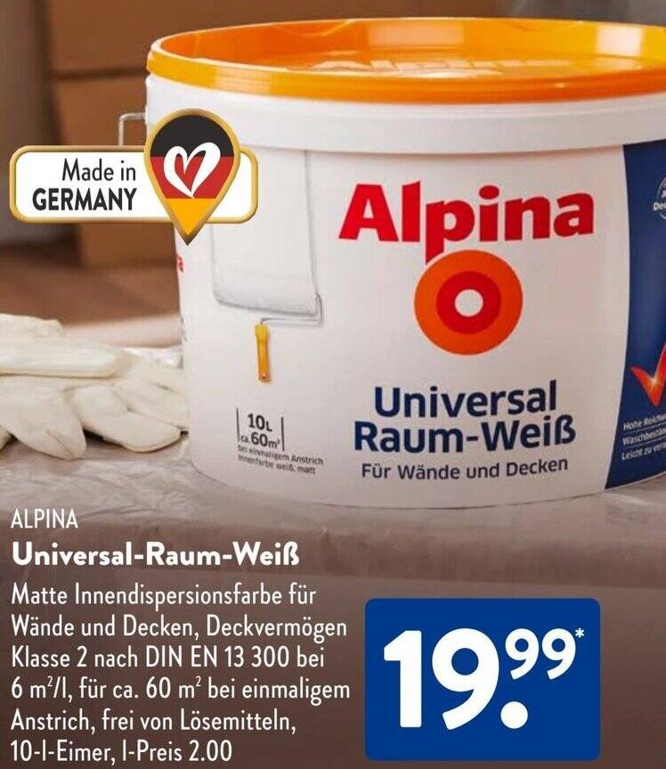 Alpina Weiss 10l Angebot