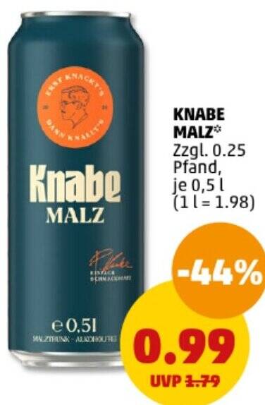 KNABE MALZ 0,5 L Angebot bei PENNY