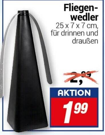 Fliegen- wedler 25 x 7 x 7 cm, Angebot bei CENTERSHOP