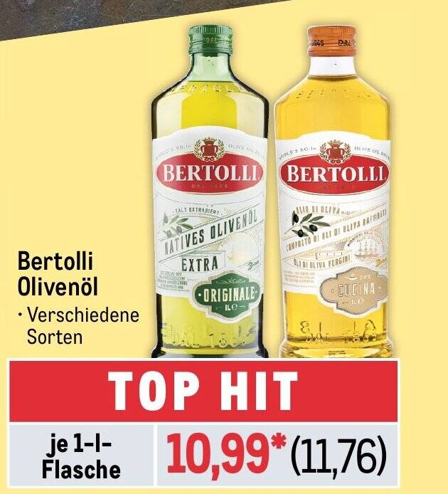 Faszinierend Bertolli Olivenol Angebot Ebenbild