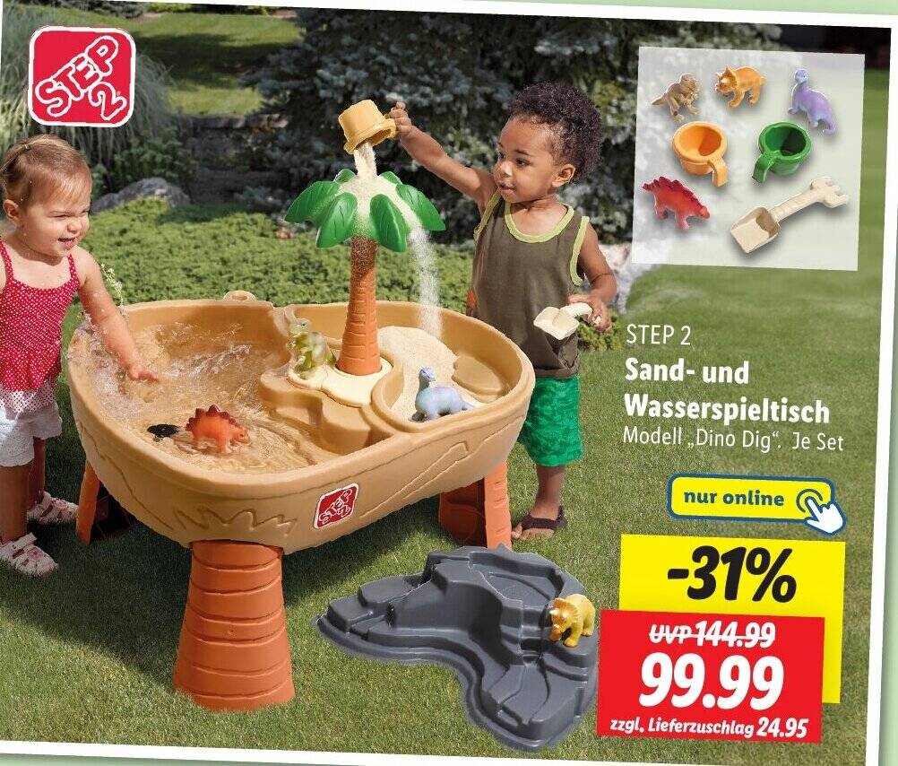 STEP 2 Sand und Wasserspieltisch Angebot bei Lidl