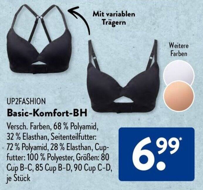 UP2FASHION Basic-Komfort-BH Angebot bei Aldi Süd