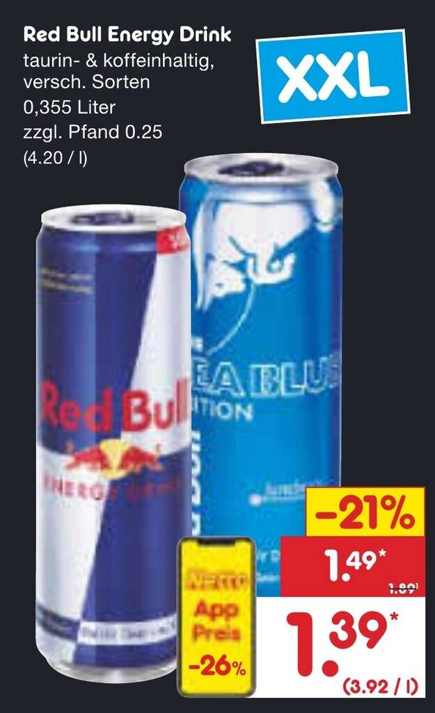 Red Bull Angebot Netto