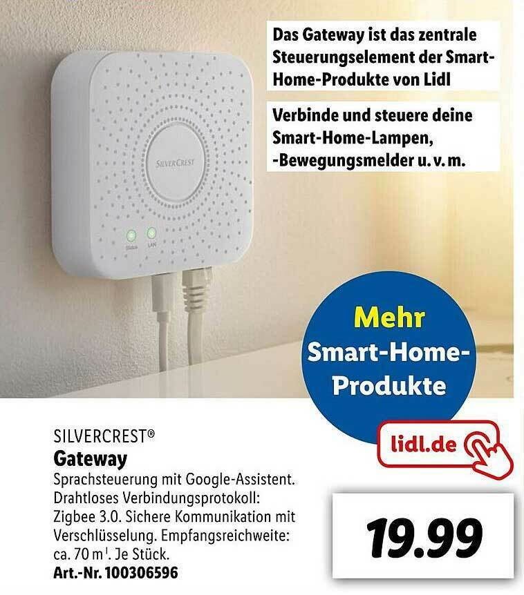 Silvercrest Gateway Angebot bei Lidl