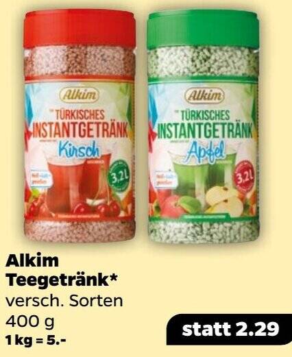 Alkim Teegetränk 400 g Angebot bei NETTO