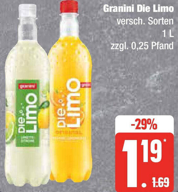 Granini Die Limo 1 L Angebot bei Edeka