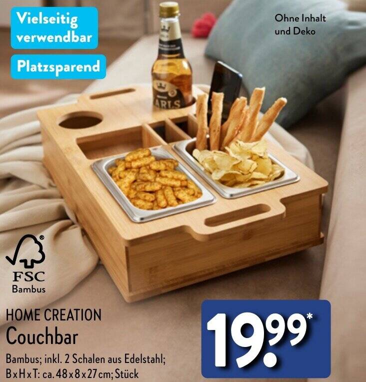 HOME CREATION Couchbar Angebot bei Aldi Nord