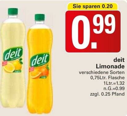 Alle Deit limonade Angebote - Entdecken Sie das günstigste Deit ...