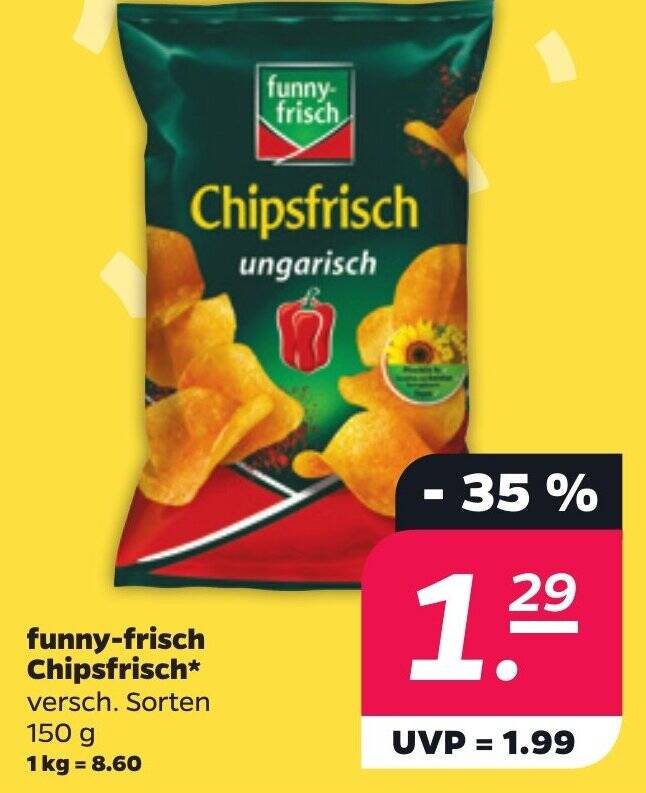 funny-frisch Chipsfrisch 150 g Angebot bei NETTO