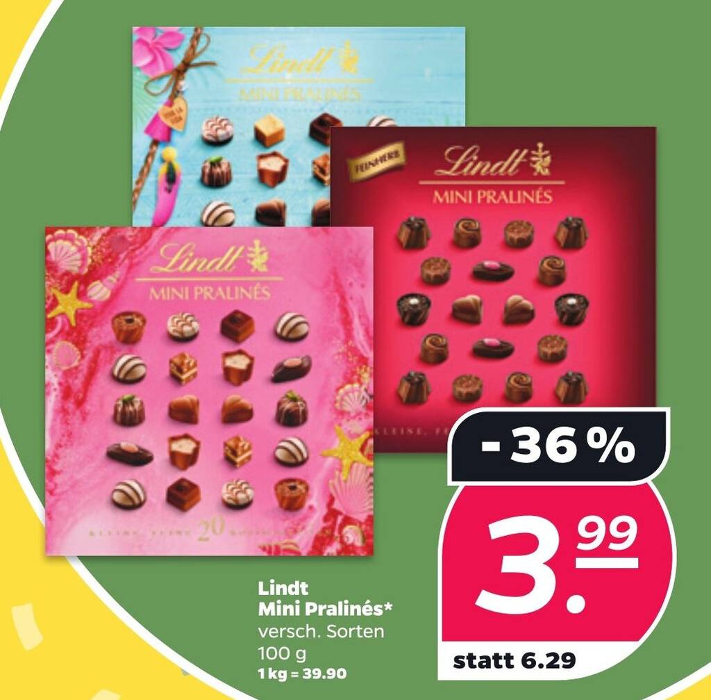 Lindt Mini Pralinés versch. Sorten 100 g Angebot bei NETTO