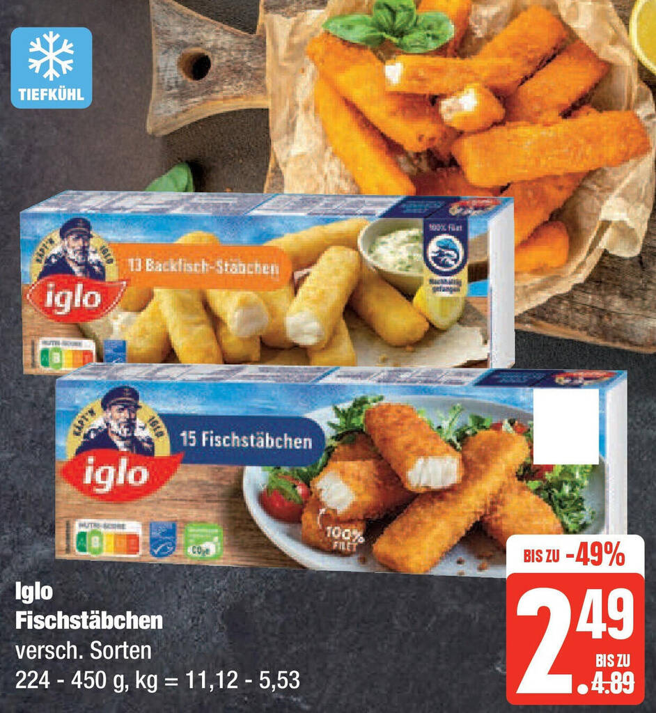 Wunderschone Iglo Fischstabchen Heissluftfritteuse Bilder