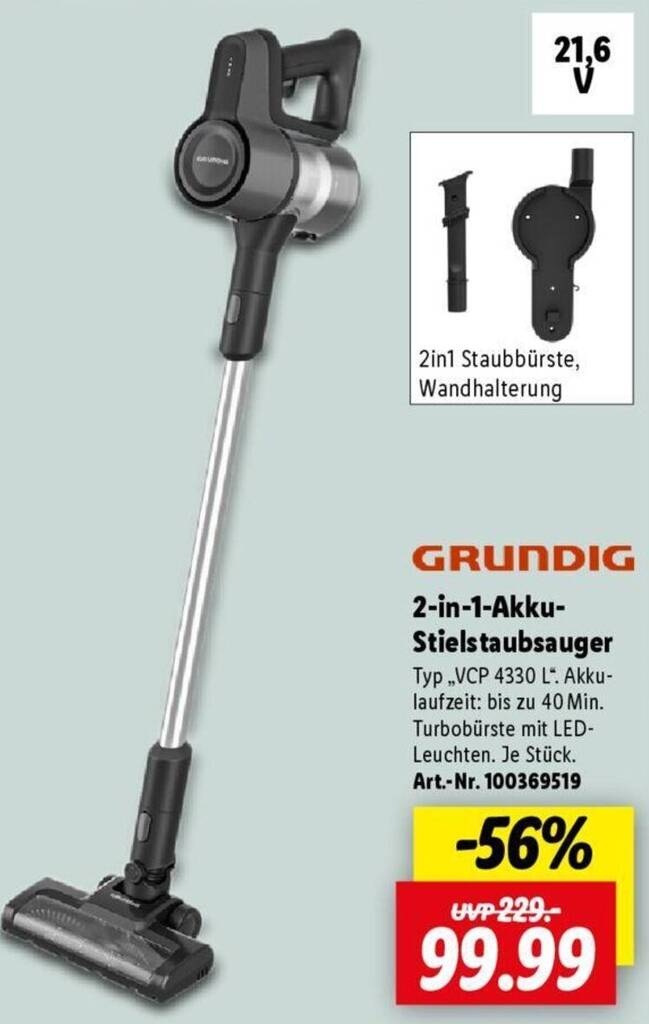 Grundig Staubsauger Akku Lidl