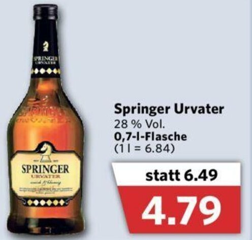 Springer Urvater 0,7L Angebot bei Combi