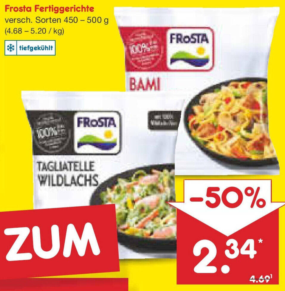 Frosta Fertiggerichte 450 - 500 g Angebot bei Netto Marken-Discount