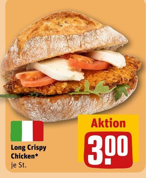 Long crispy chicken Angebot bei REWE