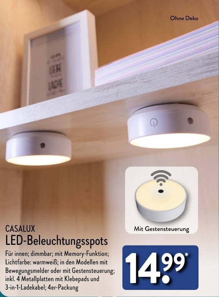 CASALUX LED-Beleuchtungsspots Angebot bei Aldi Nord